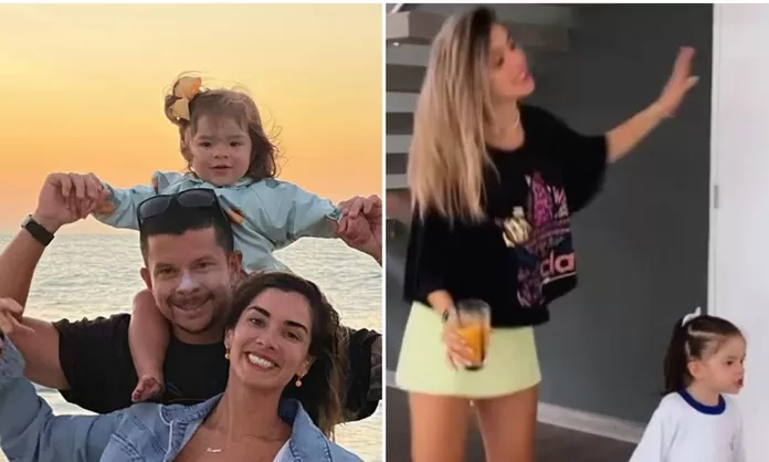 Korina Rivadeneira: El adorable baile de Lara antes de ir al colegio