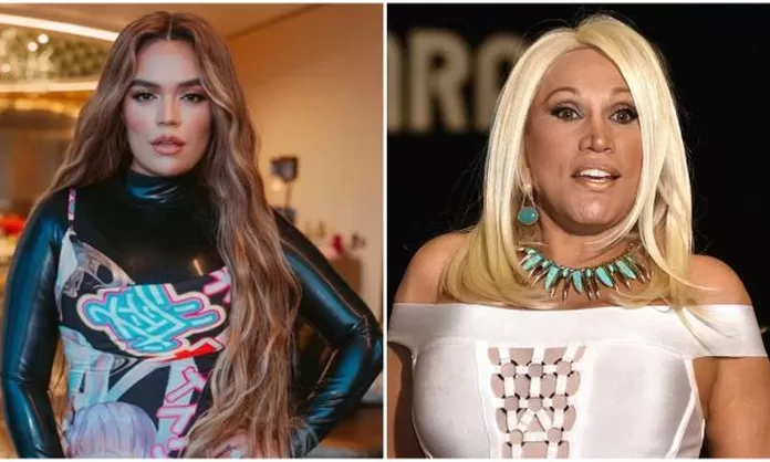 Laura León cantó “Tusa” y Karol G le envió mensaje