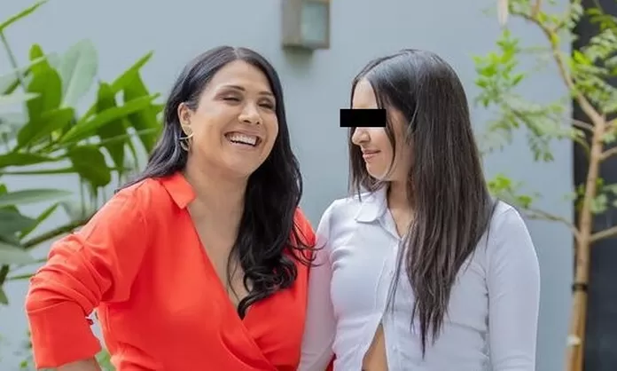 Tula Rodríguez llora al despedirse de su hija Valentina