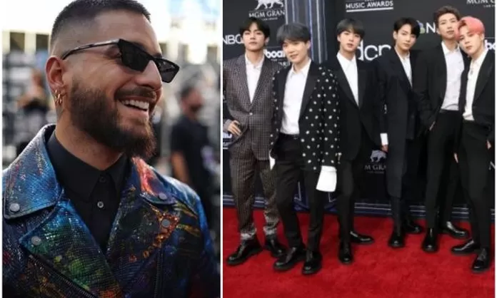 Maluma protagonizó incómodo momento por creer que aplausos de BTS eran ...