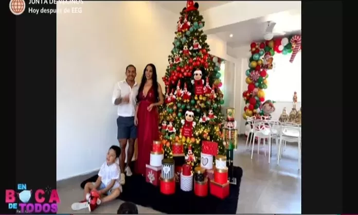 Paola Ruíz y Ángel Véliz reaparecen y muestran su decoración navideña ...