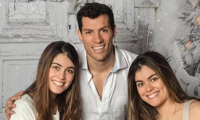 Patricio Parodi sorprendió a sus hermanas por cumpleaños