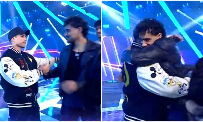 Efusivo abrazo de Patricio Parodi y Austin Palao