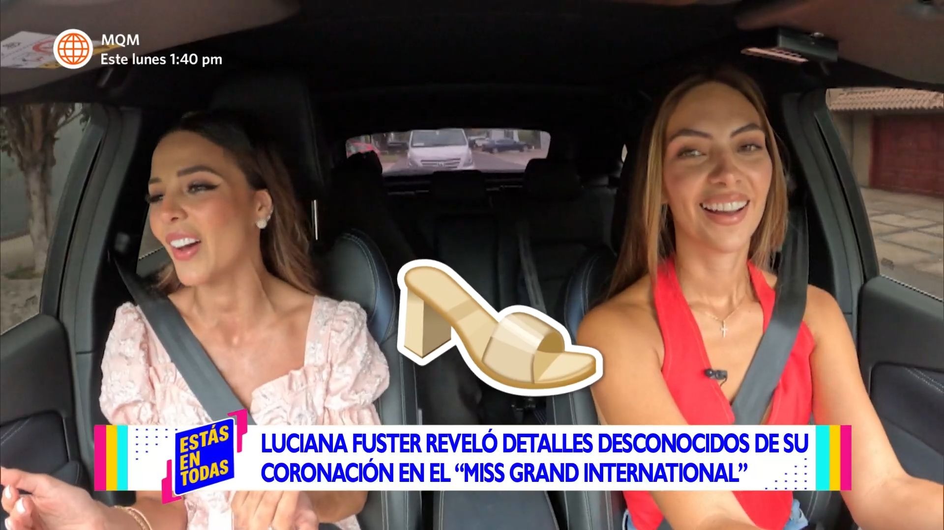¿Quién ayudó a Luciana Fuster en pasarela de Miss Grand? - América Noticias