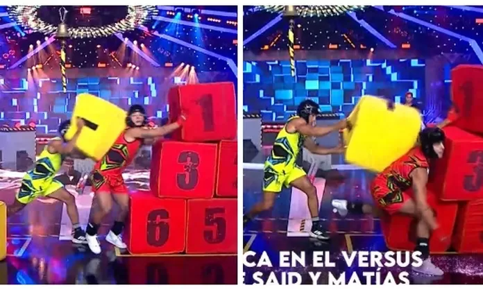 Said Palao dio fuerte empujón a Matias Ochoa en EGG