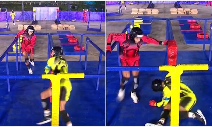 Said Palao sufrió terrible resbalón que lo hizo perder