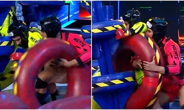 Said Palao y Leandro tuvieron fuerte pelea cuerpo a cuerpo