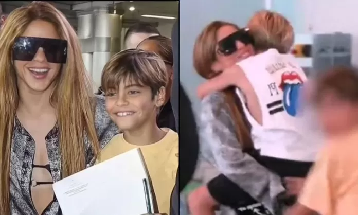 Shakira y el tierno reencuentro con sus hijos Milan y Sasha en Barcelona