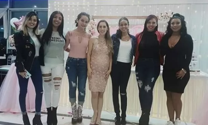 Son Tentación: integrantes celebraron así el baby shower de Angie Chávez