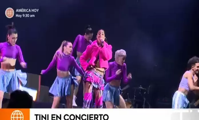 Tini en Lima: Así fue el concierto de la argentina ¿Qué famosos ...