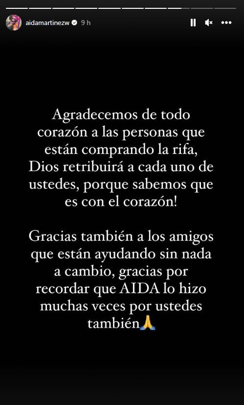 ¡Todos a apoyarla! Esposo de Aída Martínez rifará la moto de la modelo ...