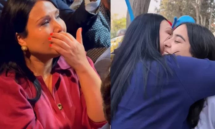 Tula Rodríguez lloró en graduación de su hija Valentina