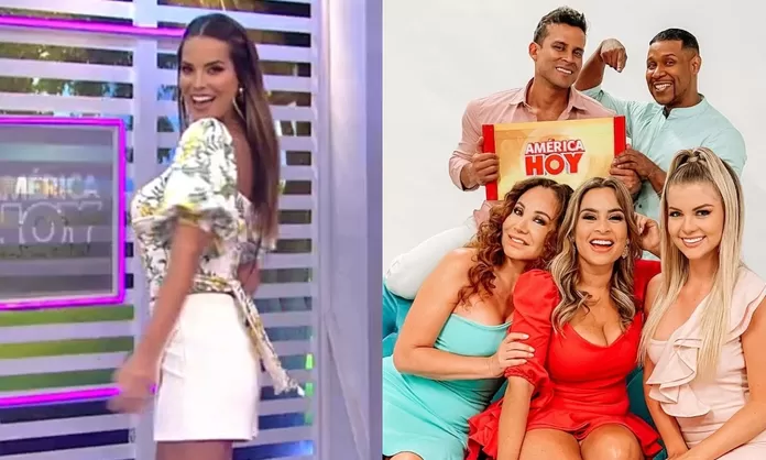 Valeria Piazza fue presentada como la nueva conductora de 'América Hoy'