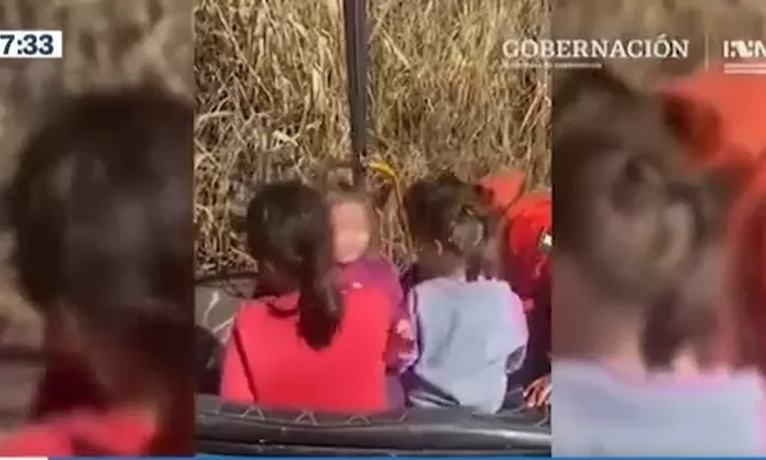 México: Tres niñas fueron rescatadas cuando intentaban cruzar la frontera