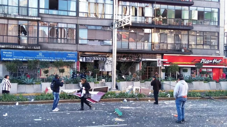 Varios heridos por explosión en cafetería de México D.F.