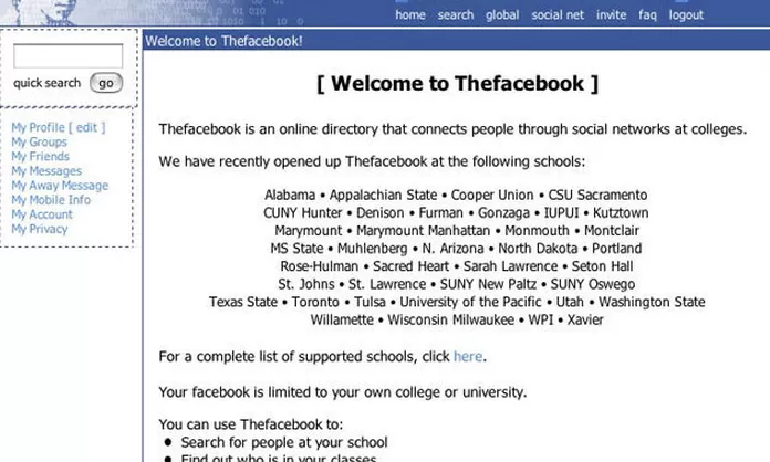 Facebook: así evolucionó su interfaz en 13 años