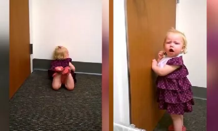 Pataleta de niña por llegada de su hermana es sensación en redes