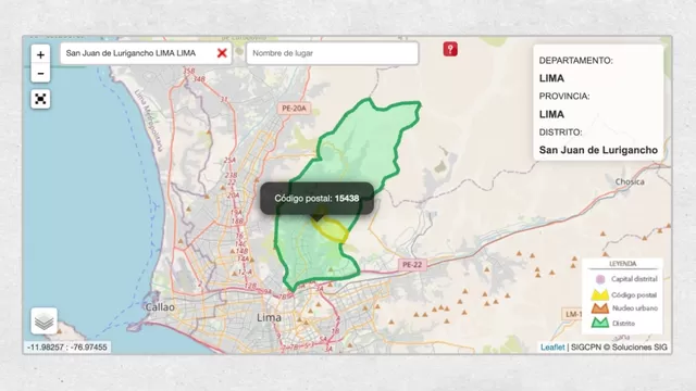Código postal de Lima, Callao y regiones de todo el Perú - América Noticias