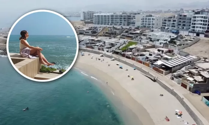 Playa Punta Hermosa al sur de Lima Perú