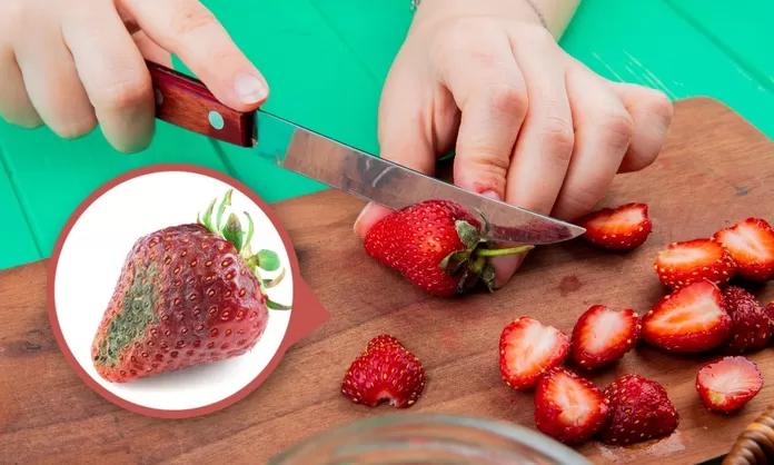 ¿Quitas la parte malograda de la fruta y te la comes? No lo hagas más