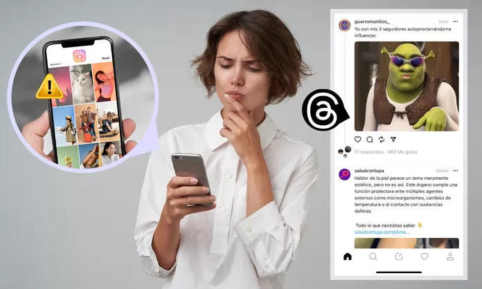 Si borro mi cuenta de Threads, ¿se elimina mi cuenta de Instagram?