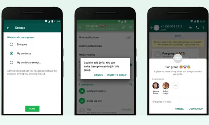 Cómo evitar que te agreguen a grupos de WhatsApp